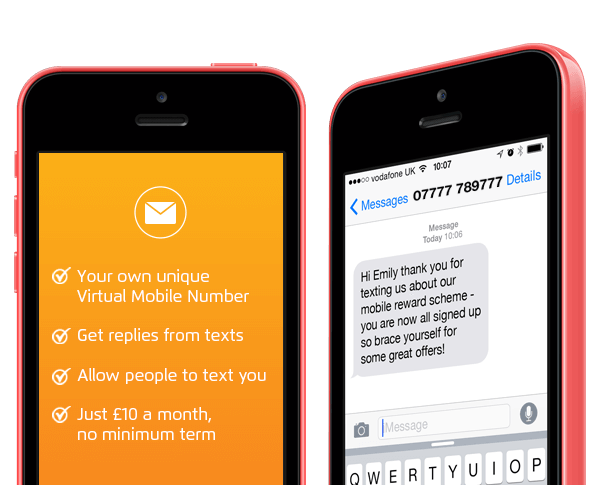 Virtual Mobile Number - Text Marketer